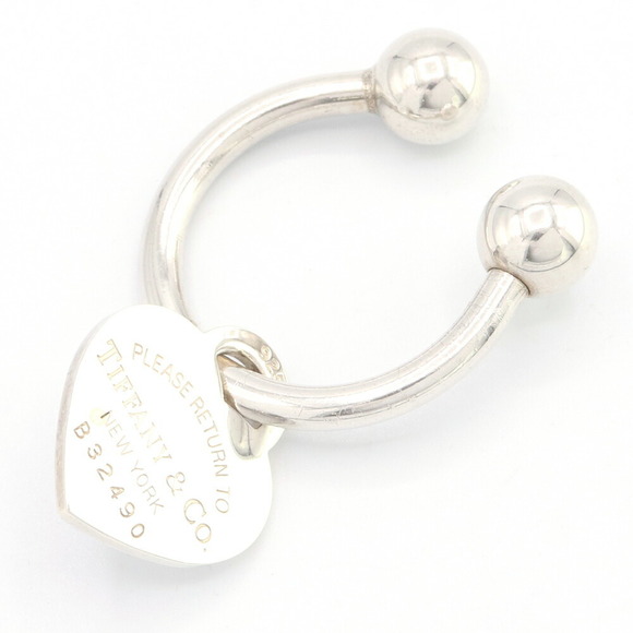 Tiffany & Co. | Jewelry | Tiffany Return To Tiffany Heart Tag Key Ring ...